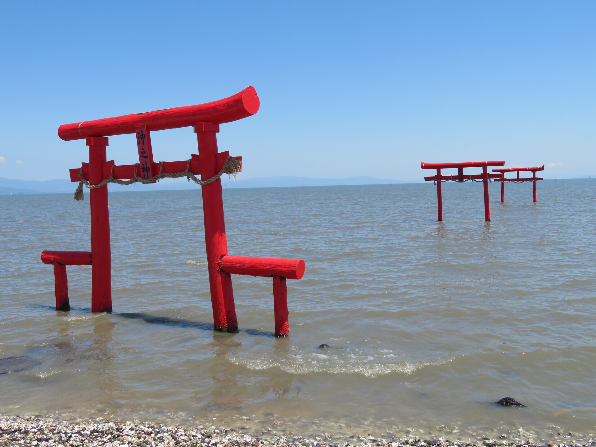 多良の海中鳥居。: のりぃ的鉄ちゃん人生